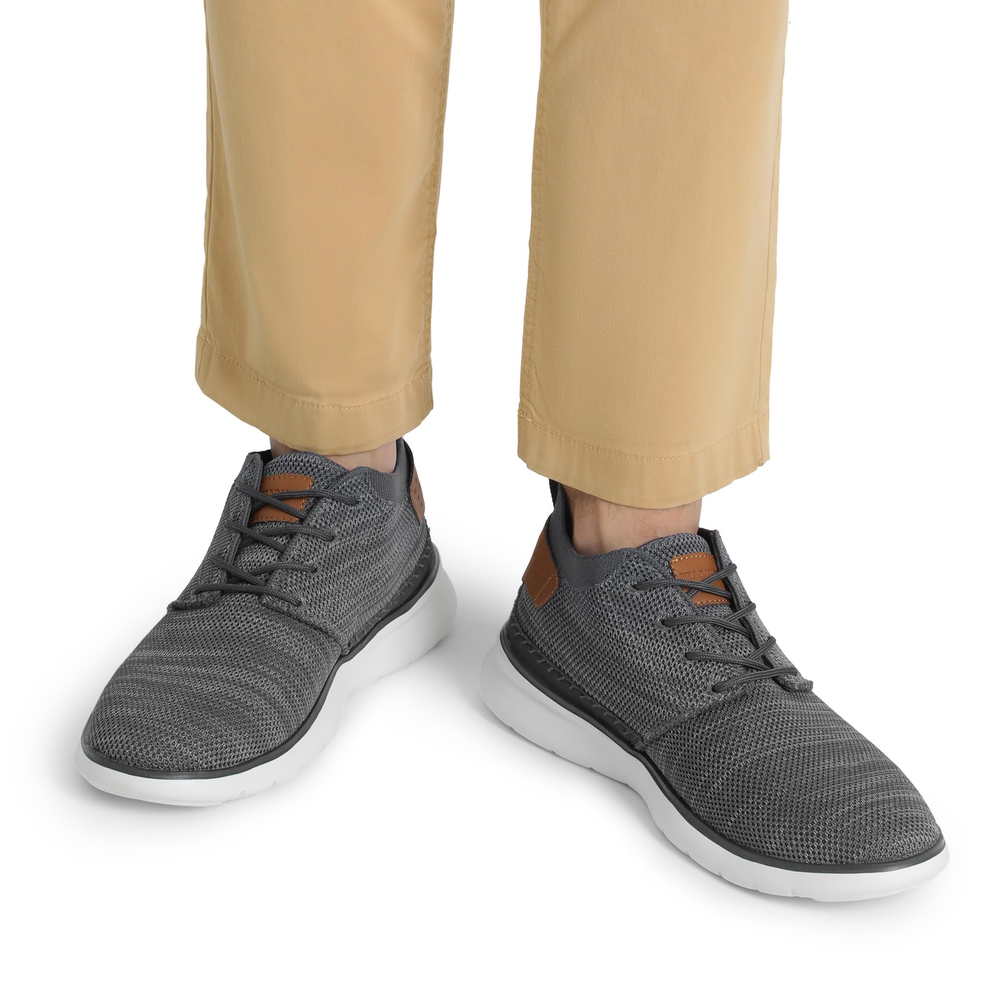 Bruno Marc Mens Mesh Fabric Fashion Sneakers Casual Oxfords Lightweight Breathable Versatile Walking Shoes, Dark/Grey - 6.5 (Zero-01)