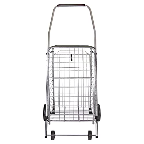 Faucet Queens 4 N Shop Cart Pop On Wheels for Quick Assembly, Silver