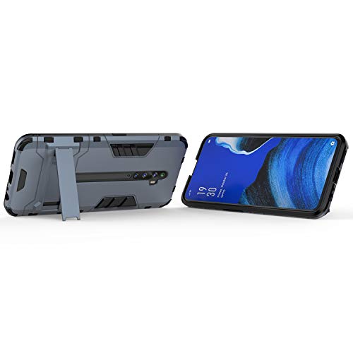 SCIMIN Hybrid Case for Oppo Reno2 Z, Shockproof Case for Oppo Reno2 Z, Dual Layer Protection Hybrid Rugged Case Hard Shell Cover with Kickstand for Oppo Reno2 Z