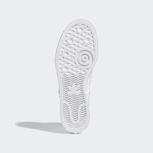 adidas Originals womens Nizza Platform Mid Sneaker, White/White/White, 8.5 US