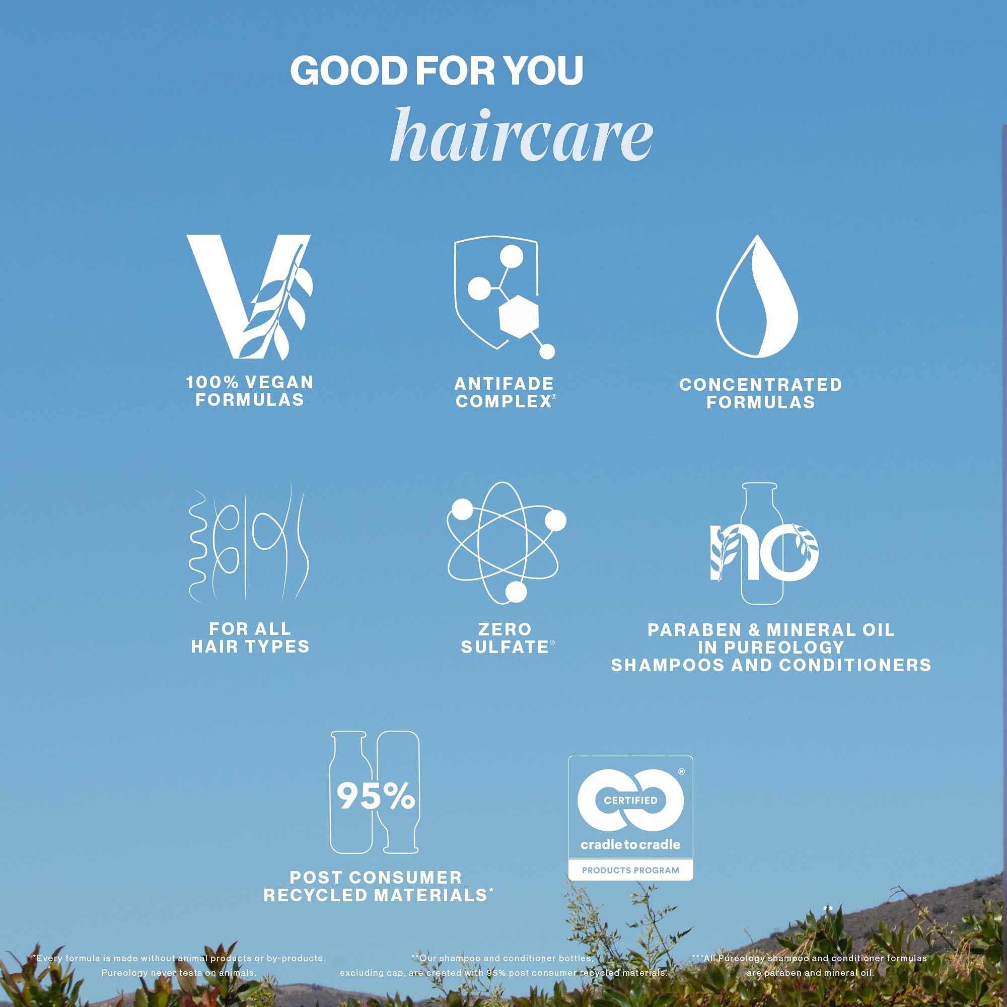 Pureology Pure Volume Conditioner | For Flat, Fine, Color-Treated Hair | Restores Volume & Movement | Sulfate-Free | Vegan | Updated Packaging | 1.7 Fl. Oz. |