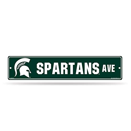 Rico Industries NCAA Michigan State Spartans Street Sign, 5 x 24-inches
