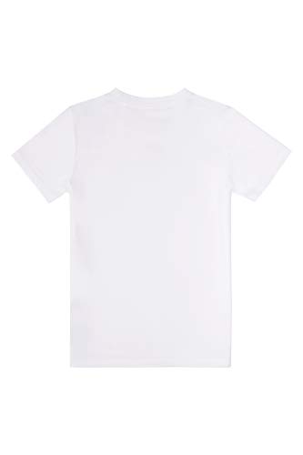 Champion Boys Shirt Performance Short Sleeve Tech Athletic Tee Shirt Top Kids Clothing - Great for Gym, Sports, and School (US, Alpha, Large, Regular, White)