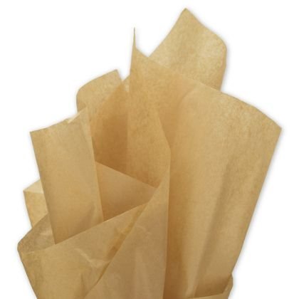 Gift Wrap Tissue Paper 10 Sheets, Premium Gift Wrap and Art Supplies for Birthdays, Holidays, or Presents by Feronia packaging, Large 15 Inch x 20 Inch Made in USA (Solid Kraft)