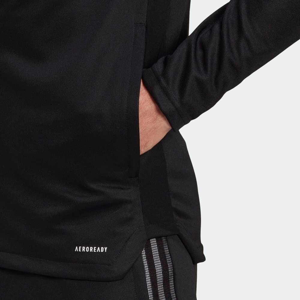 adidas Men's Tiro 21 Track Jacket, Black, Large