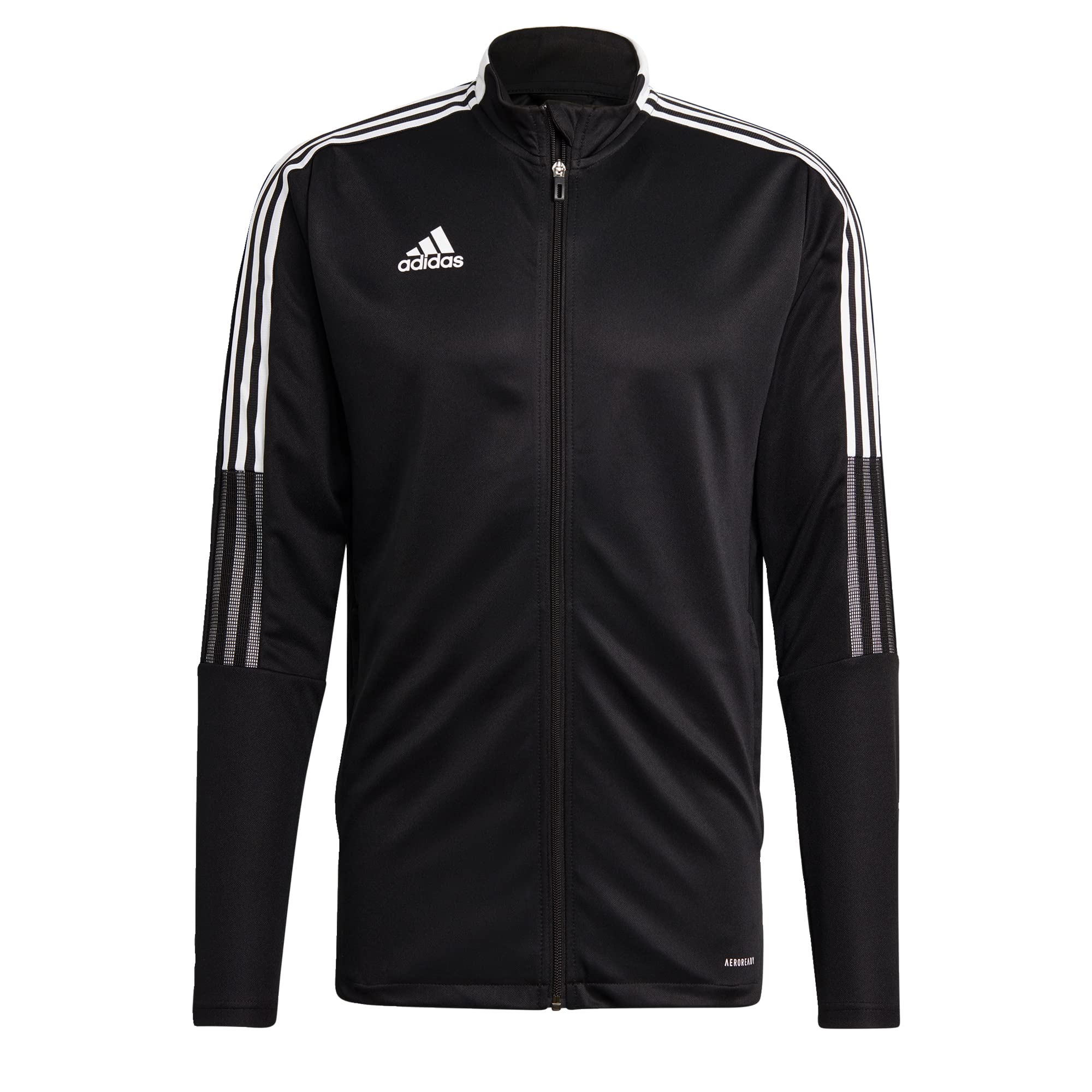 adidas Men's Tiro 21 Track Jacket, Black, Large