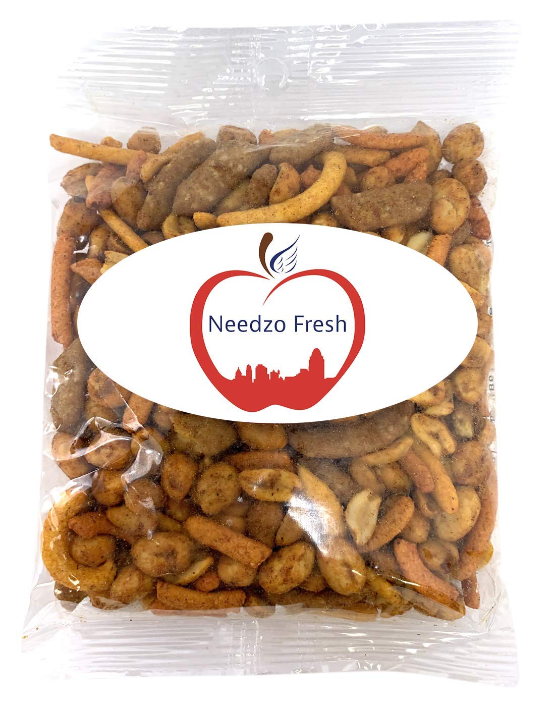 Needzo Fresh Cajun Trail Mix, Snack Variety Pack for Adults and Kids, 2 Bags, 7 Ounces Each
