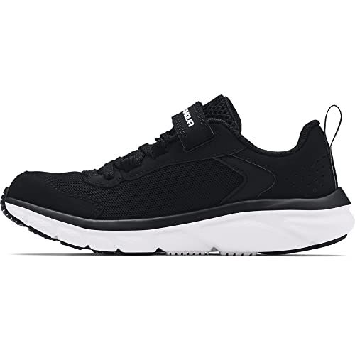 Under Armour Boys' Little Kid Pre School Assert 9 Alternate Closure, Black (001)/White, 1.5