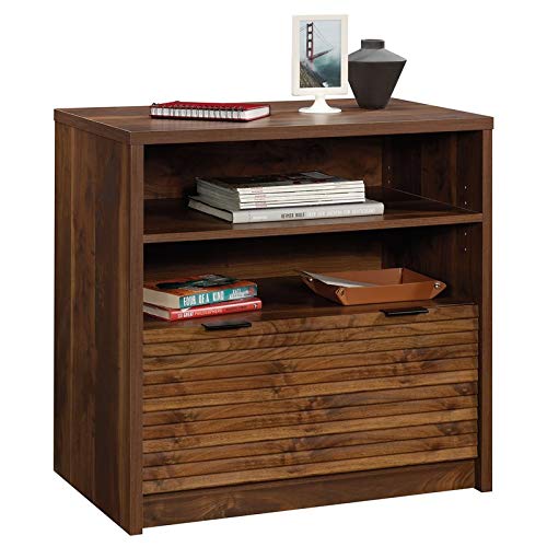 Sauder Harvey Park Engineered Wood Lateral File Storage Cabinet in Grand Walnut