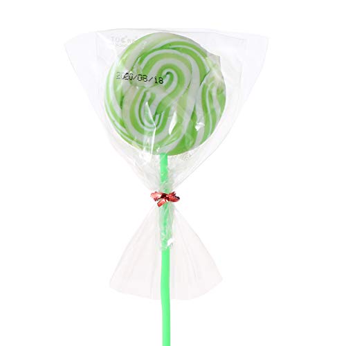 LISM 400 PCS 3" x 4" Thick Clear Cello Treat Bags Durable Plastic Cellophane Bag With Ties Packing Bakery Popcorn Cookies Candies Lollipop Treat Poly Bags