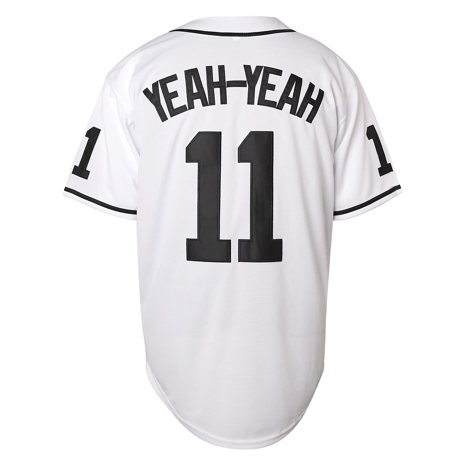 The Sandlot Benny The Jet Rodriguez Michael Squints Palledorous Alan Yeah-Yeah McClennan Bel Air 3D Print Baseball Jersey (X-Large, 11-White)