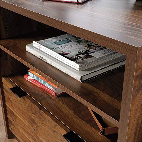 Sauder Harvey Park Engineered Wood Lateral File Storage Cabinet in Grand Walnut