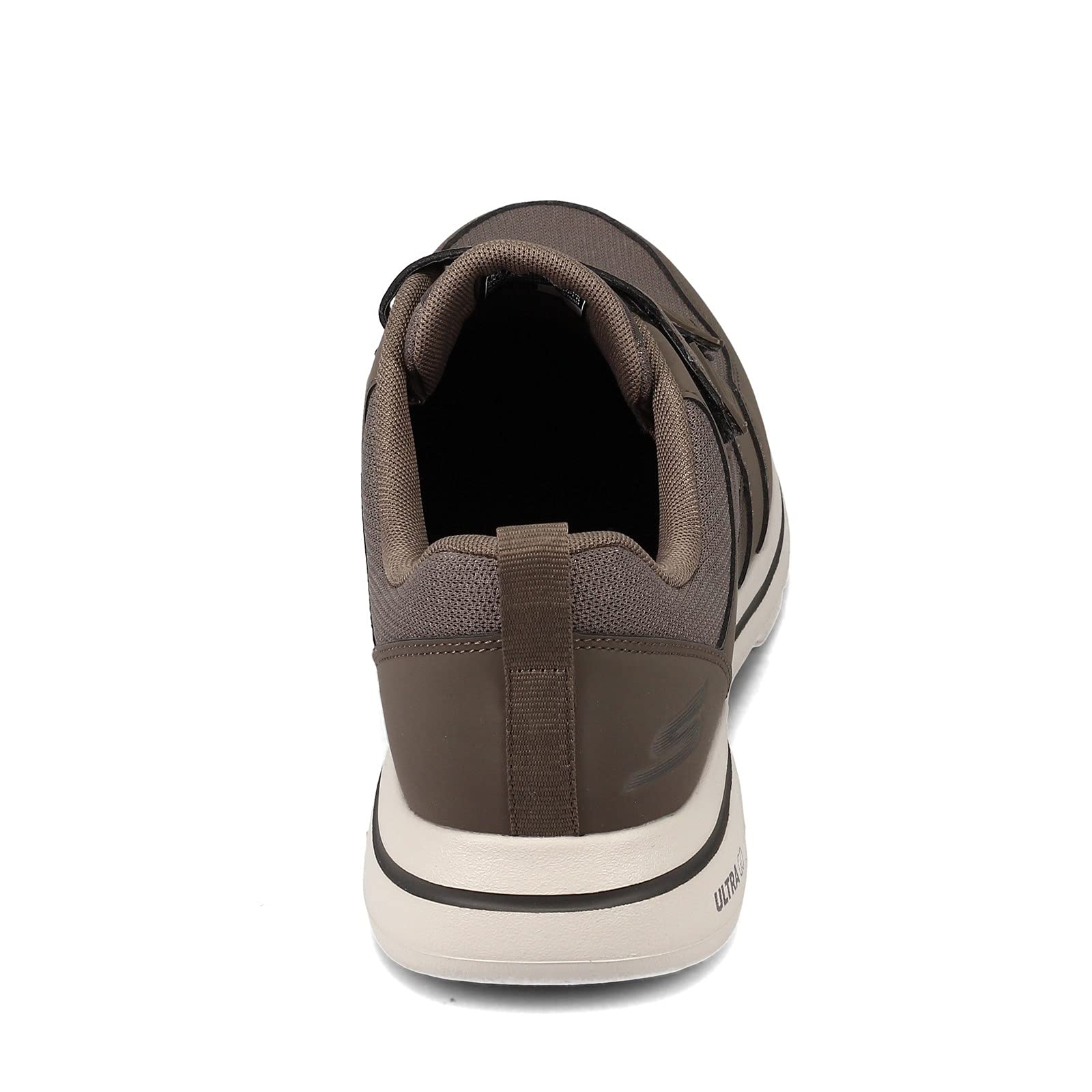 Skechers Men's Gowalk-Athletic Hook and Loop Walking Shoes | Two Strap Sneakers | Air-Cooled Foam, Khaki, 9 X-Wide