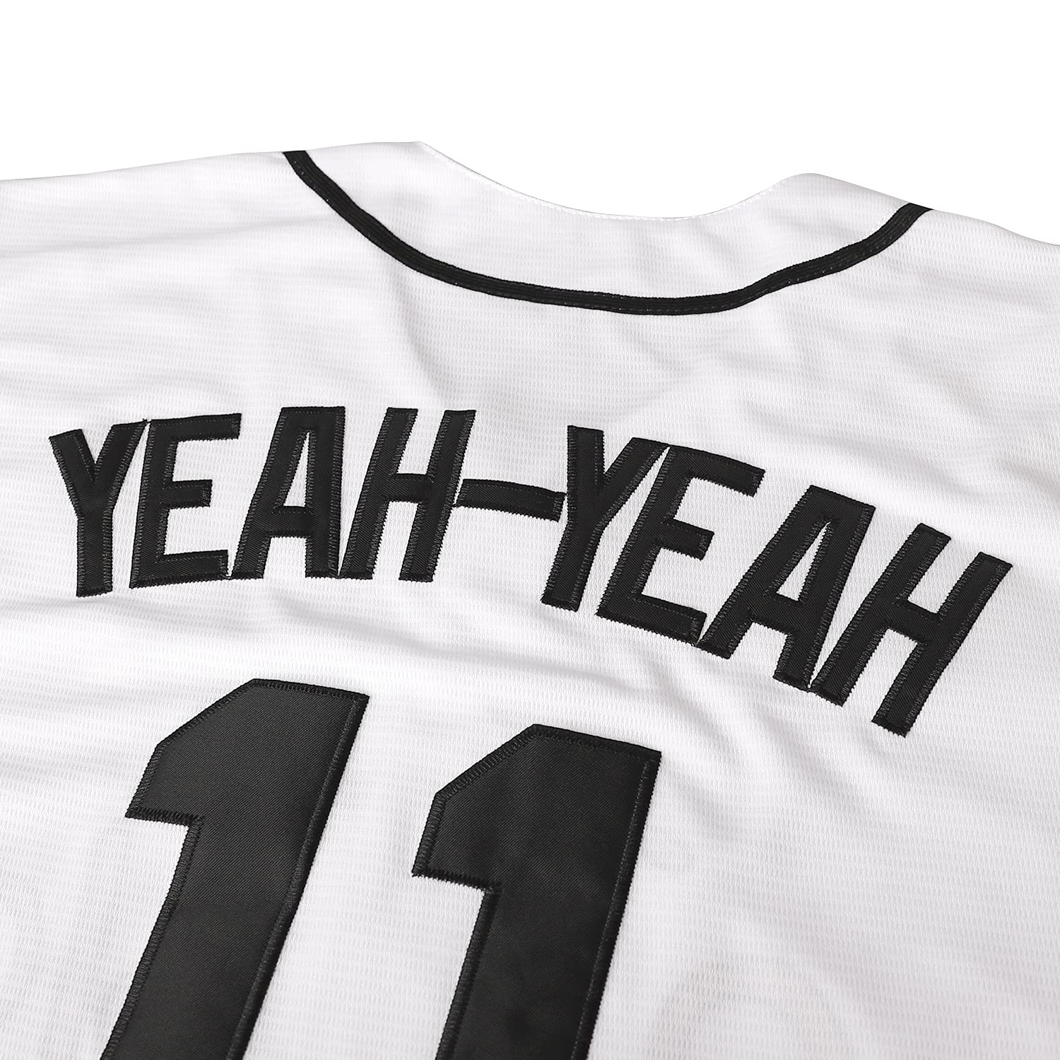 The Sandlot Benny The Jet Rodriguez Michael Squints Palledorous Alan Yeah-Yeah McClennan Bel Air 3D Print Baseball Jersey (X-Large, 11-White)