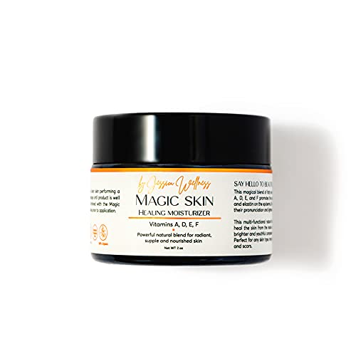 JESSICA WELLNESS – Magic Skin Moisturizer Cream for Sensitive Skin, Dry Skin and Other Skin Types, Face and Body Skin Moisturizer for All Ages (2 oz)