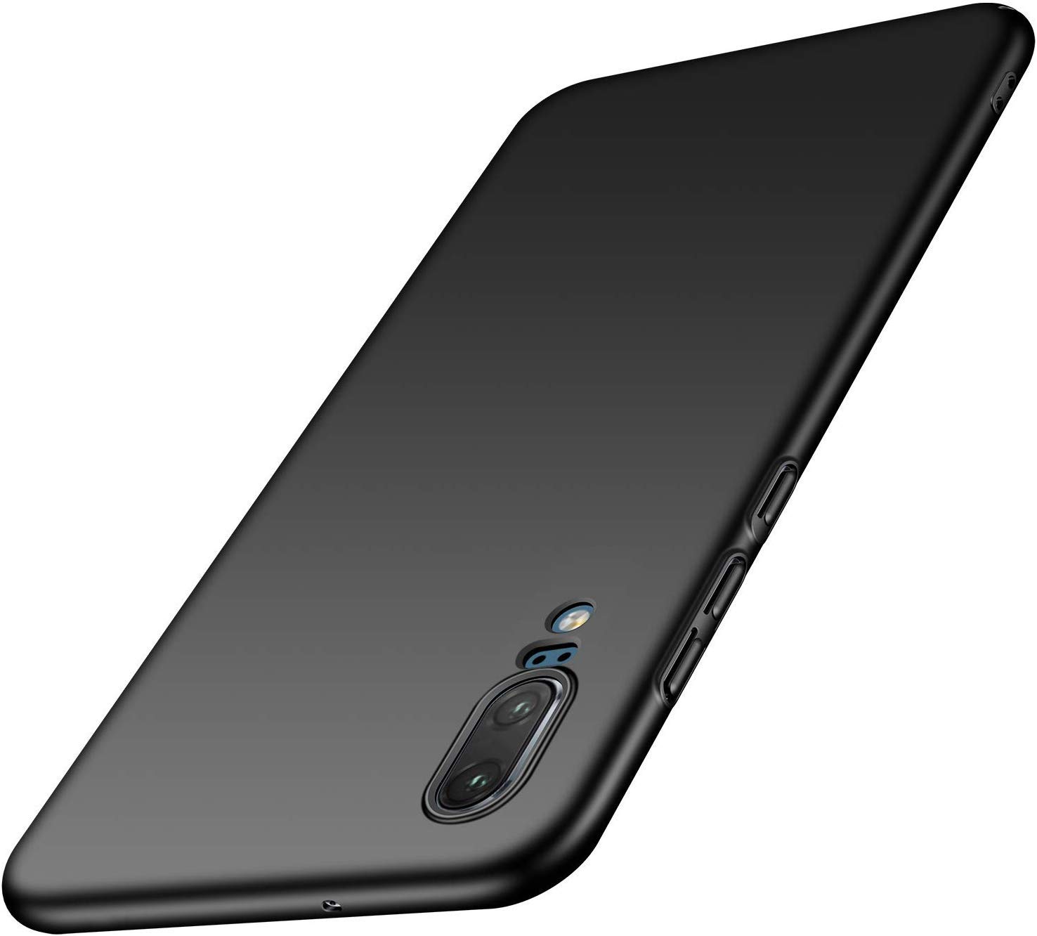 Case Compatible for Huawei P20 Case [Slim Protective] [Protect from Shock/Scratch/Drop/Marks] [Premium PC Plastic] Minimalist Hard Cover for Huawei P20 (Black)