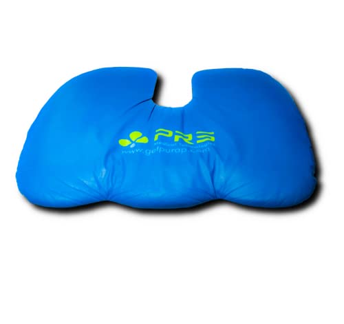 PURAP Coccyx Seat Cushion – Relief from Tailbone, Lower Back, Sciatica, Ischial and Pregnancy Related Pain – for Office Computer Chairs, Cars and Gaming Chairs – Fluid 3D Flotation Technology (Blue)