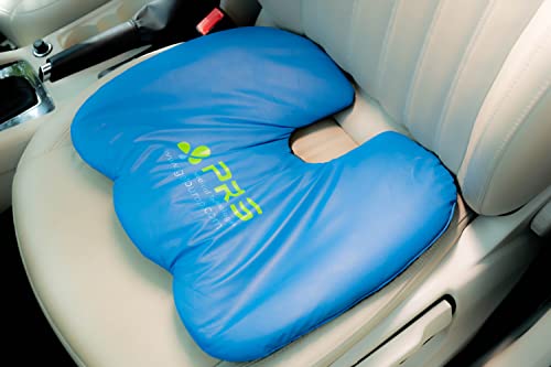 PURAP Coccyx Seat Cushion – Relief from Tailbone, Lower Back, Sciatica, Ischial and Pregnancy Related Pain – for Office Computer Chairs, Cars and Gaming Chairs – Fluid 3D Flotation Technology (Blue)