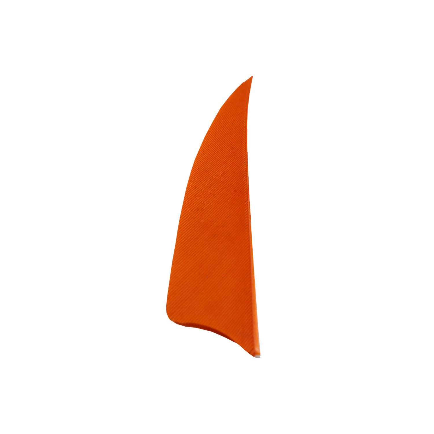 M.SJUMPPER ARCHERY Arrows 3 Inch Real Feathers Fletching with Shield Cut for DIY Hunting Shooting Shafts (36 Pack) (Orange)