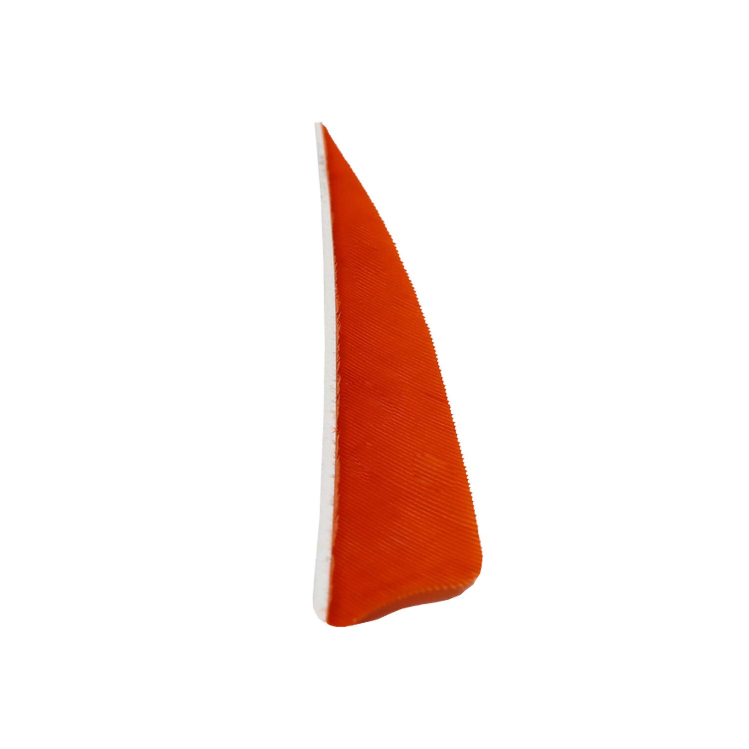 M.SJUMPPER ARCHERY Arrows 3 Inch Real Feathers Fletching with Shield Cut for DIY Hunting Shooting Shafts (36 Pack) (Orange)