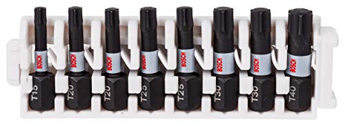 Bosch Professional 8-piece Impact Control Screwdriver Bit Set (Pick and Click, impact driver accessories)