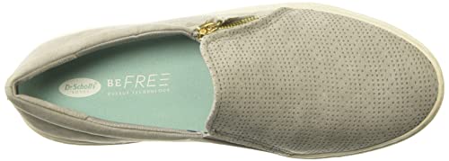 Dr. Scholl's Shoes Womens No Chill Platform Slip On Fashion Sneaker,Soft Grey Microfiber,10