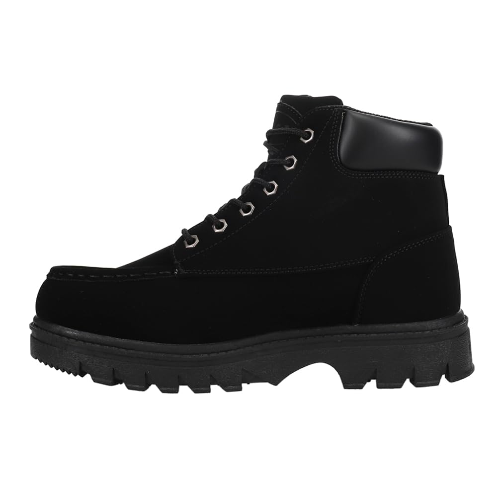 Lugz Men's Warsaw Classic Moc Toe Chukka Fashion Boot, Black, 10.5, D