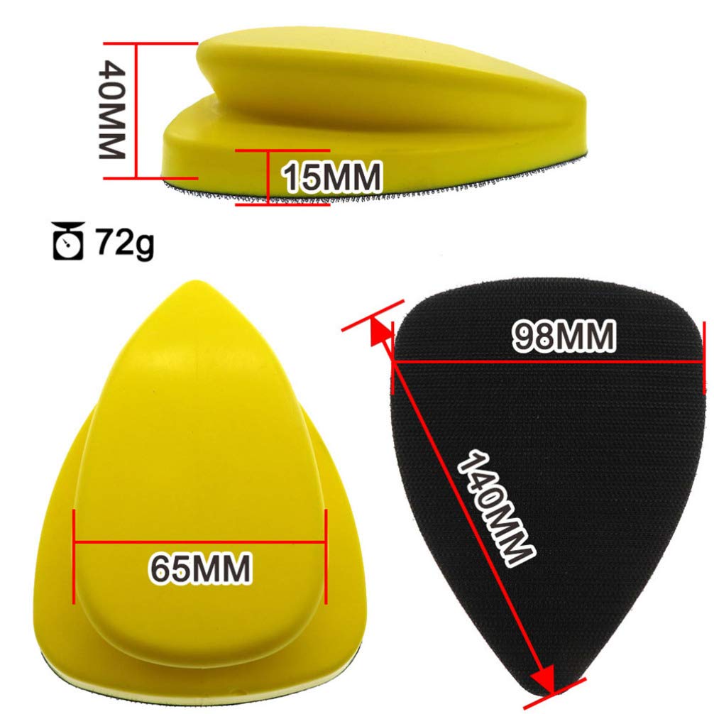 Garneck Polishing Disk Self-Adhesive Disk Car Accessories Polishing Pad Abrasive Back Hook Loop Manual Carabiner