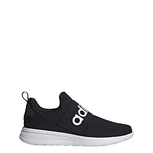 adidas Men's Lite Racer Adapt 4.0 Running Shoes, Black/White/Black, 7.5