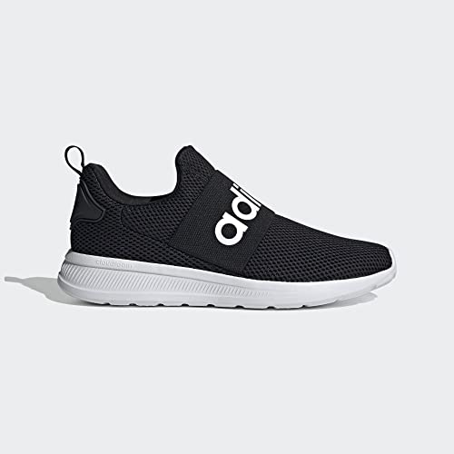 adidas Men's Lite Racer Adapt 4.0 Running Shoes, Black/White/Black, 7.5