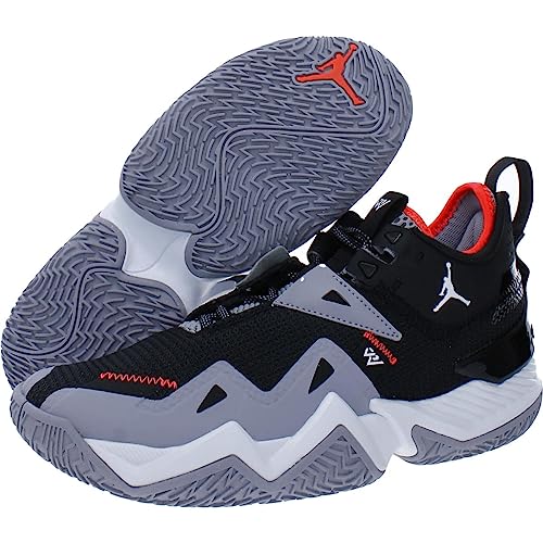 Nike mens Jordan Westbrook One Take Basketball Shoes, Black/White-cement Grey, 10