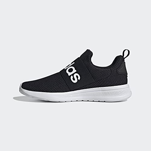 adidas Men's Lite Racer Adapt 4.0 Running Shoes, Black/White/Black, 7.5