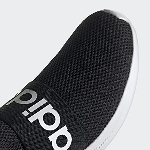 adidas Men's Lite Racer Adapt 4.0 Running Shoes, Black/White/Black, 7.5
