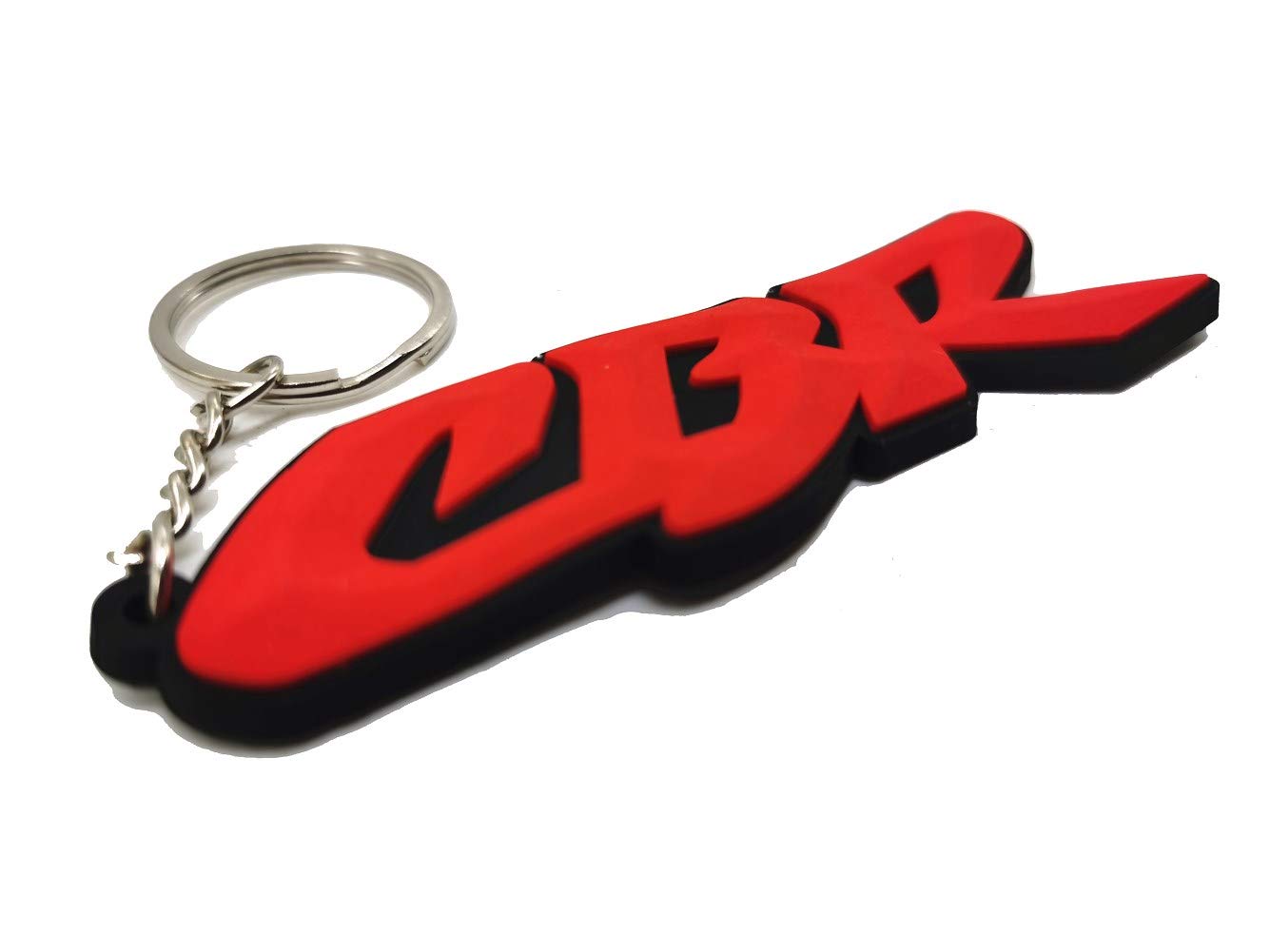 Decor Season Rubber Motorcycle Key Holder Chain Fob Rings Compatible With Honda CBR