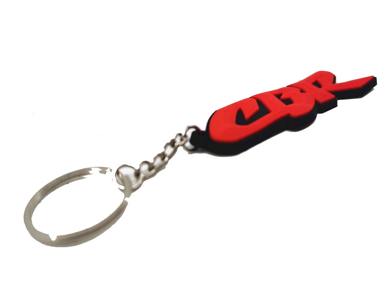 Decor Season Rubber Motorcycle Key Holder Chain Fob Rings Compatible With Honda CBR