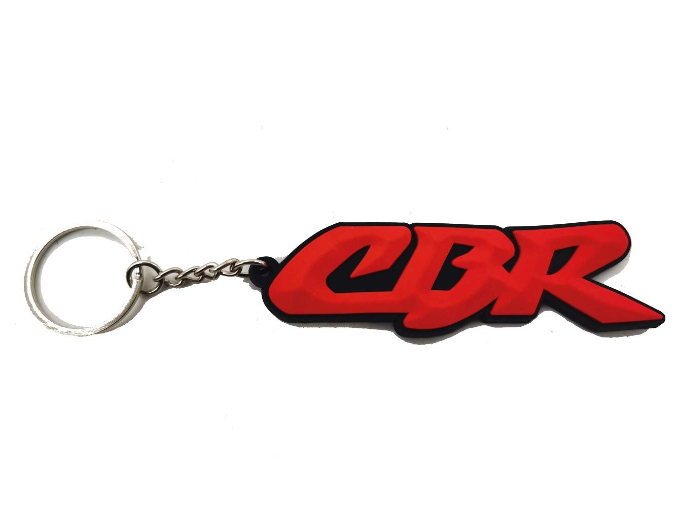 Decor Season Rubber Motorcycle Key Holder Chain Fob Rings Compatible With Honda CBR