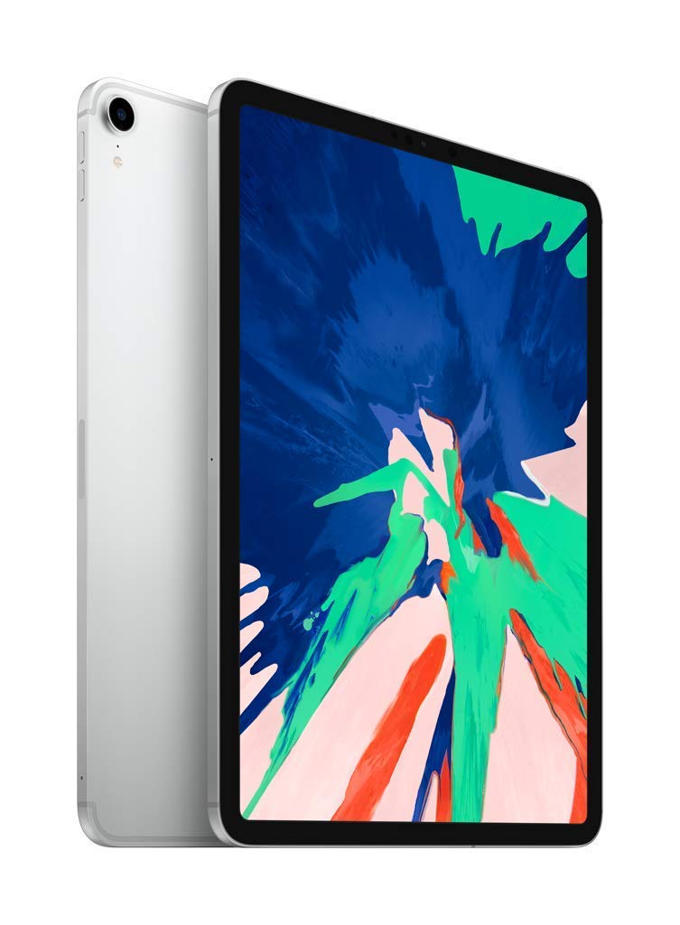 Apple iPad Pro 2018 (11-inch, Wi-Fi + Cellular, 256GB) - Silver (Renewed)