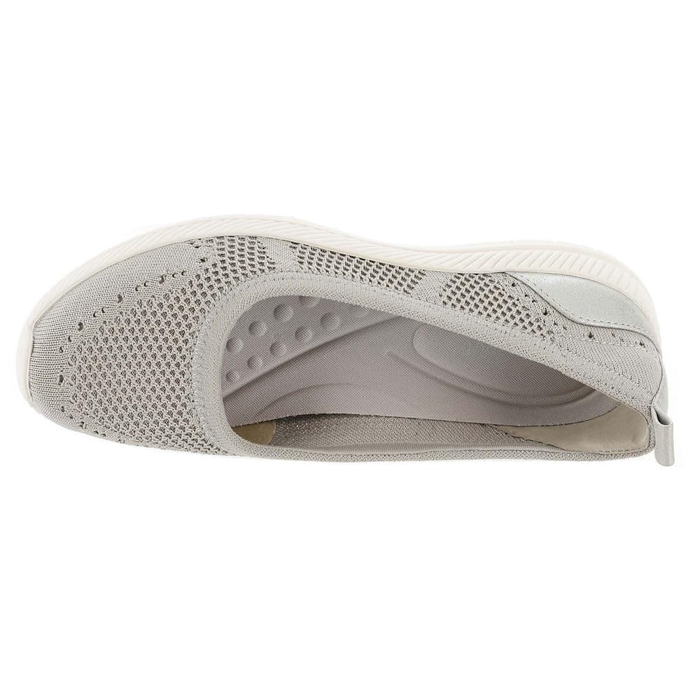 Easy Spirit Women's Glitz 2 Sneaker, Beige 240, 8.5 Wide
