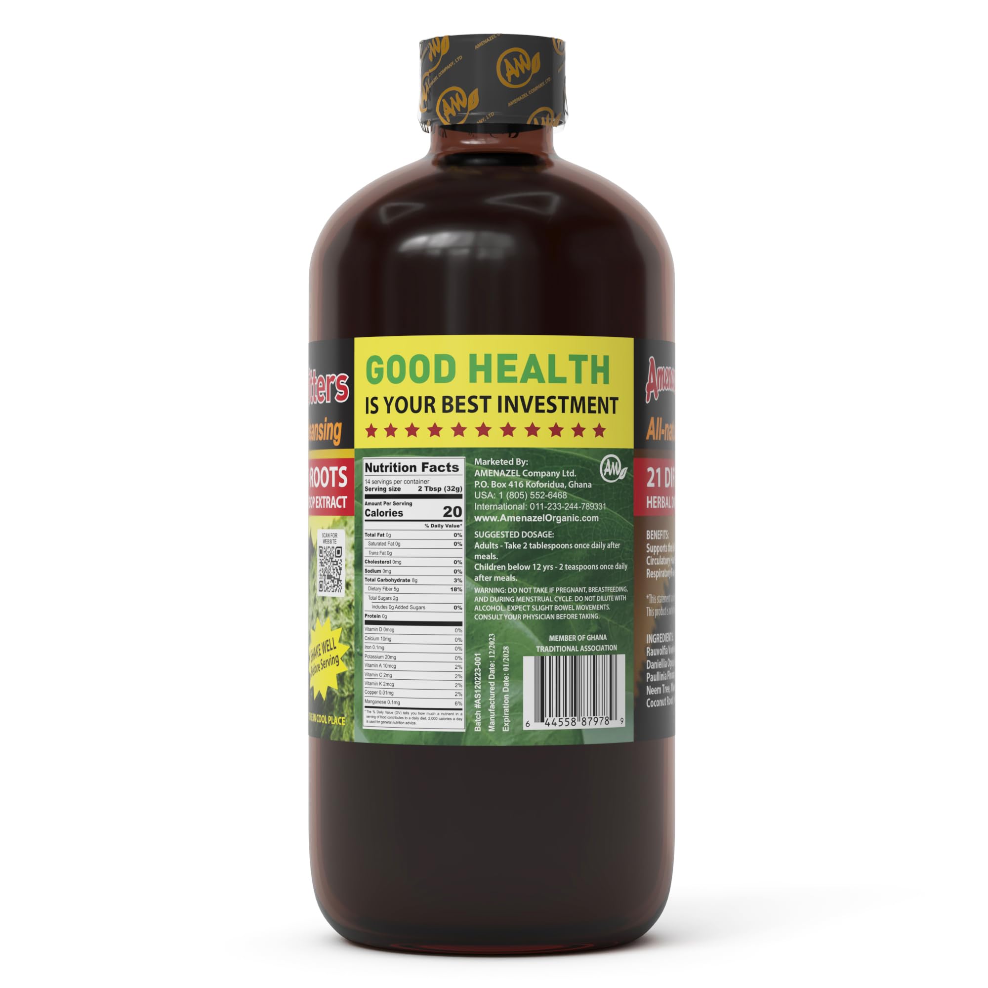 Amenazel Soursop Bitters 16oz