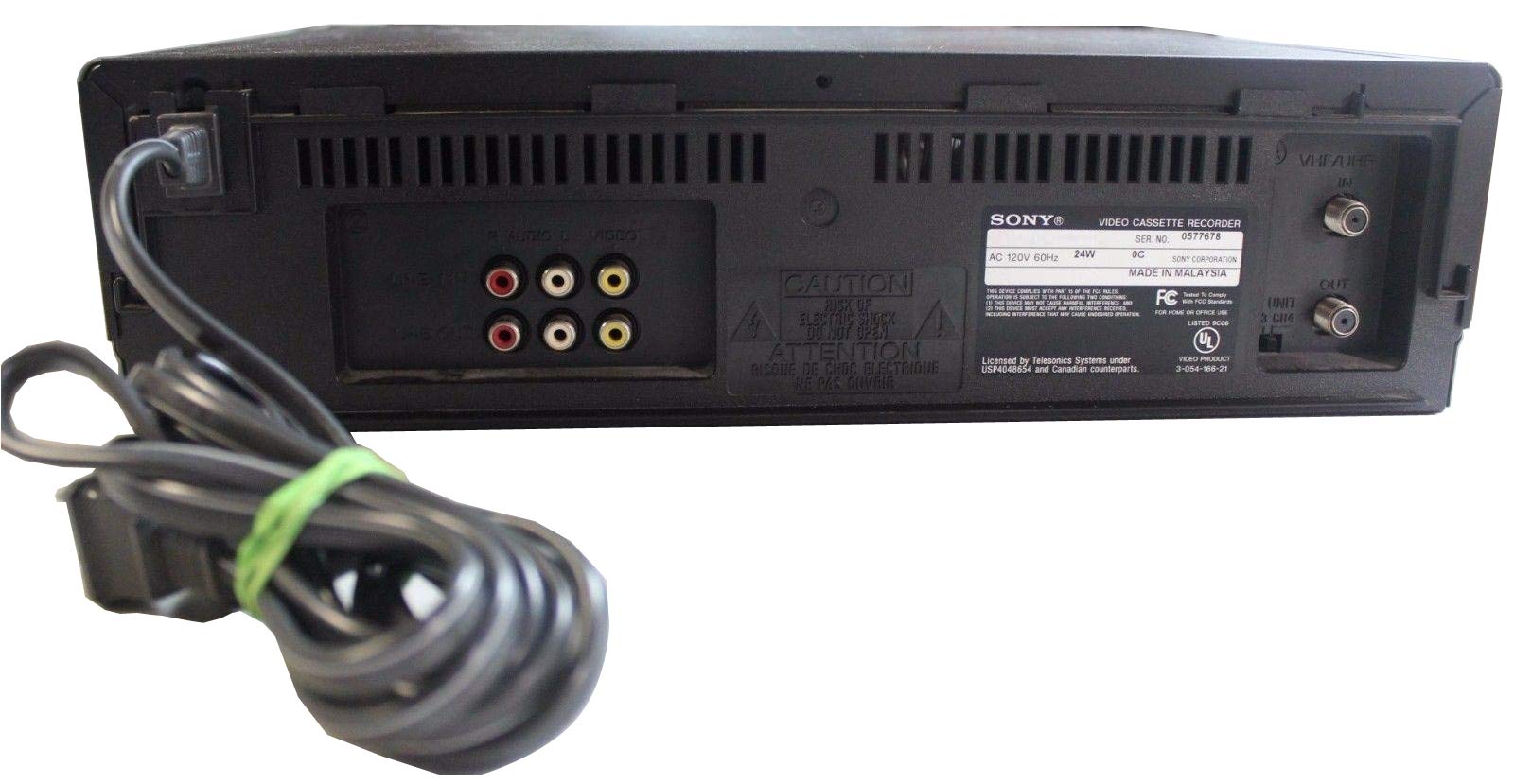 Sony VCR VHS Transfer Bundle w/ Remote, USB Adapter, HDMI Converter