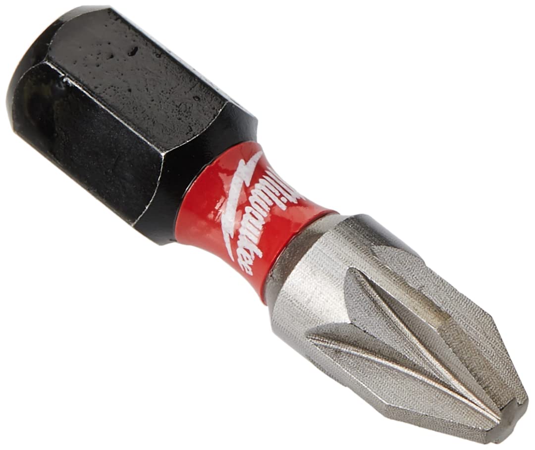 Milwaukee 4932472041 PZ2 25 Piece Shockwave Screwdriver Bits 25mm