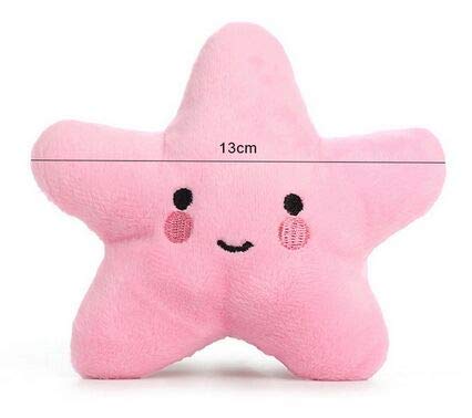 Cute Pet Dog Cat Plush Squeak Sound Dog Toys Funny Fleece Durability Chew Molar Toy Fit for All Pets Elephant Duck Pig (E)