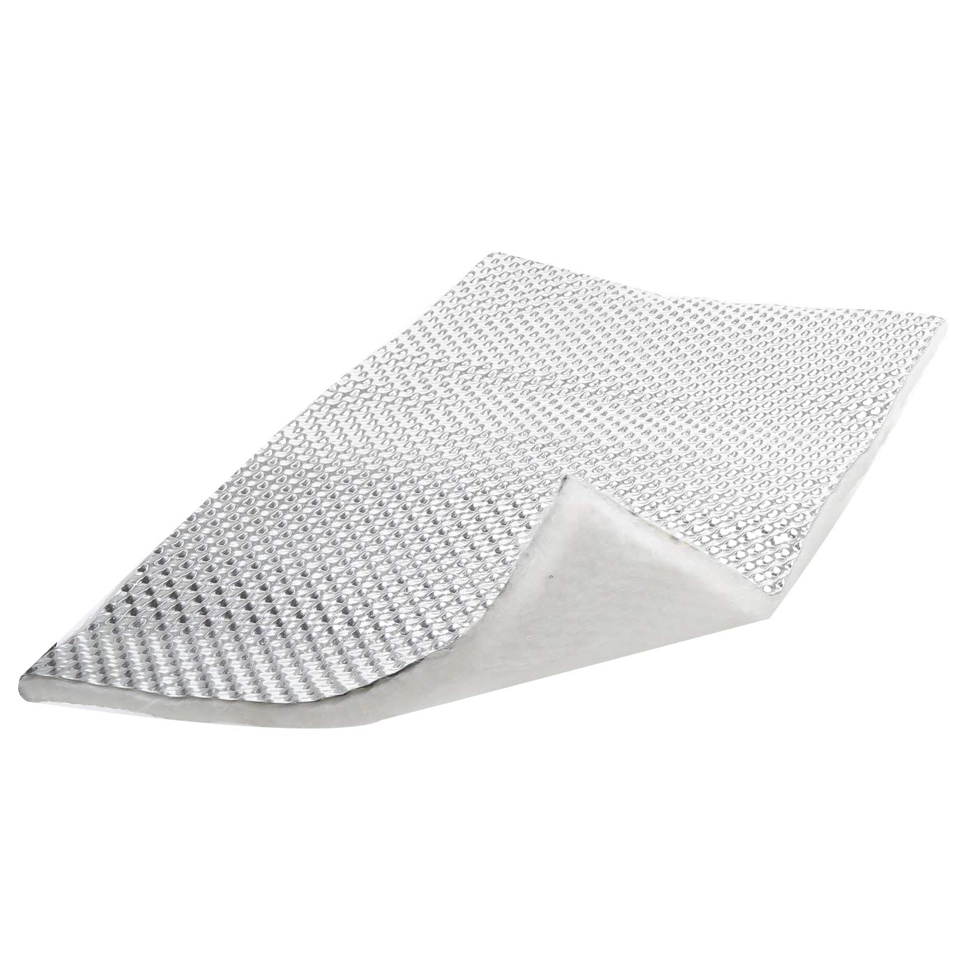 AC PERFORMANCE Reduce Radiant Heatshield Armor 3' Long x 1' Wide x 1/2" Thick Exhaust Pipe Multipurpose Heat Shield, Fiberglass Laminated Aluminum
