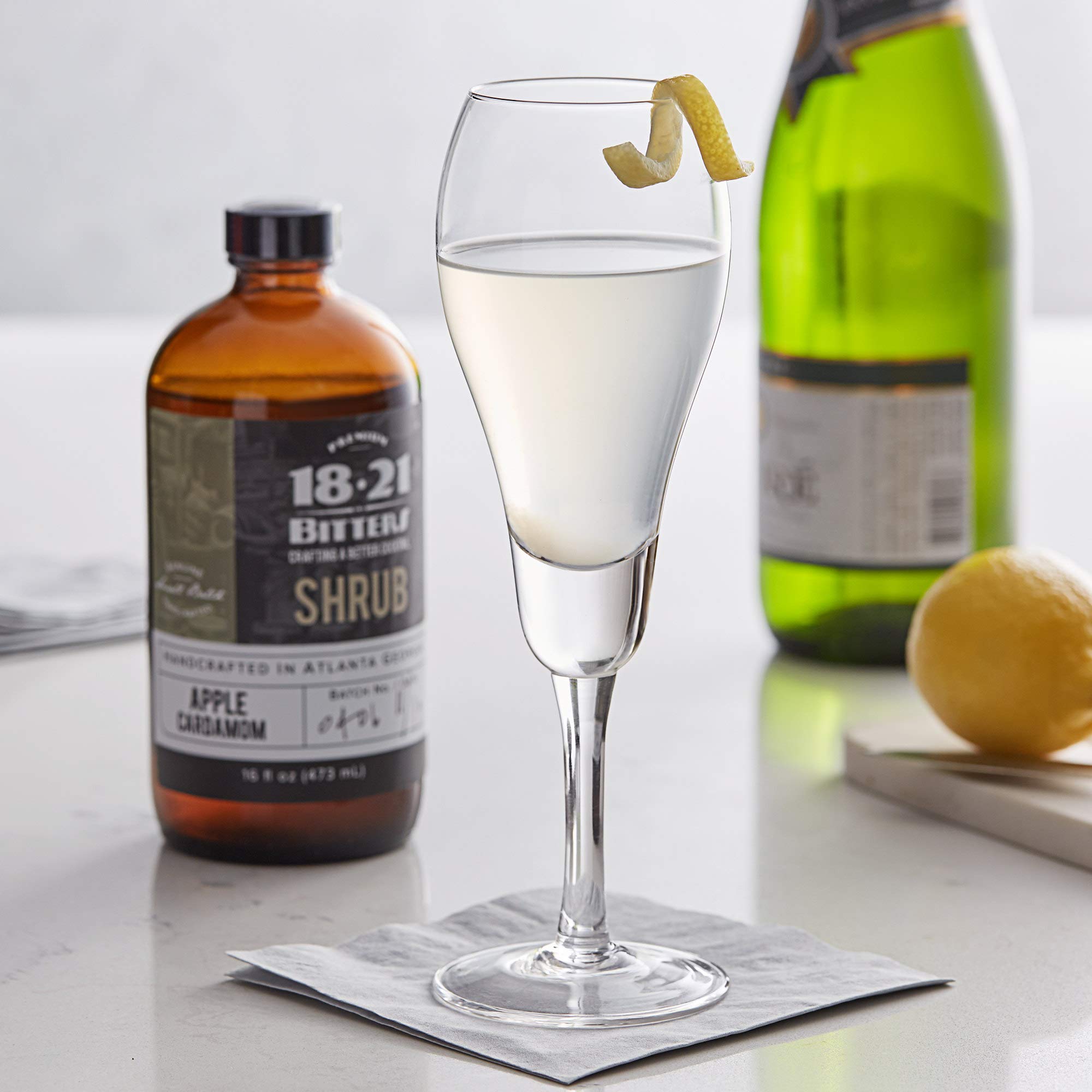 18.21 Bitters 16 oz. Apple Cardamom Shrub (Drinking Vinegar)