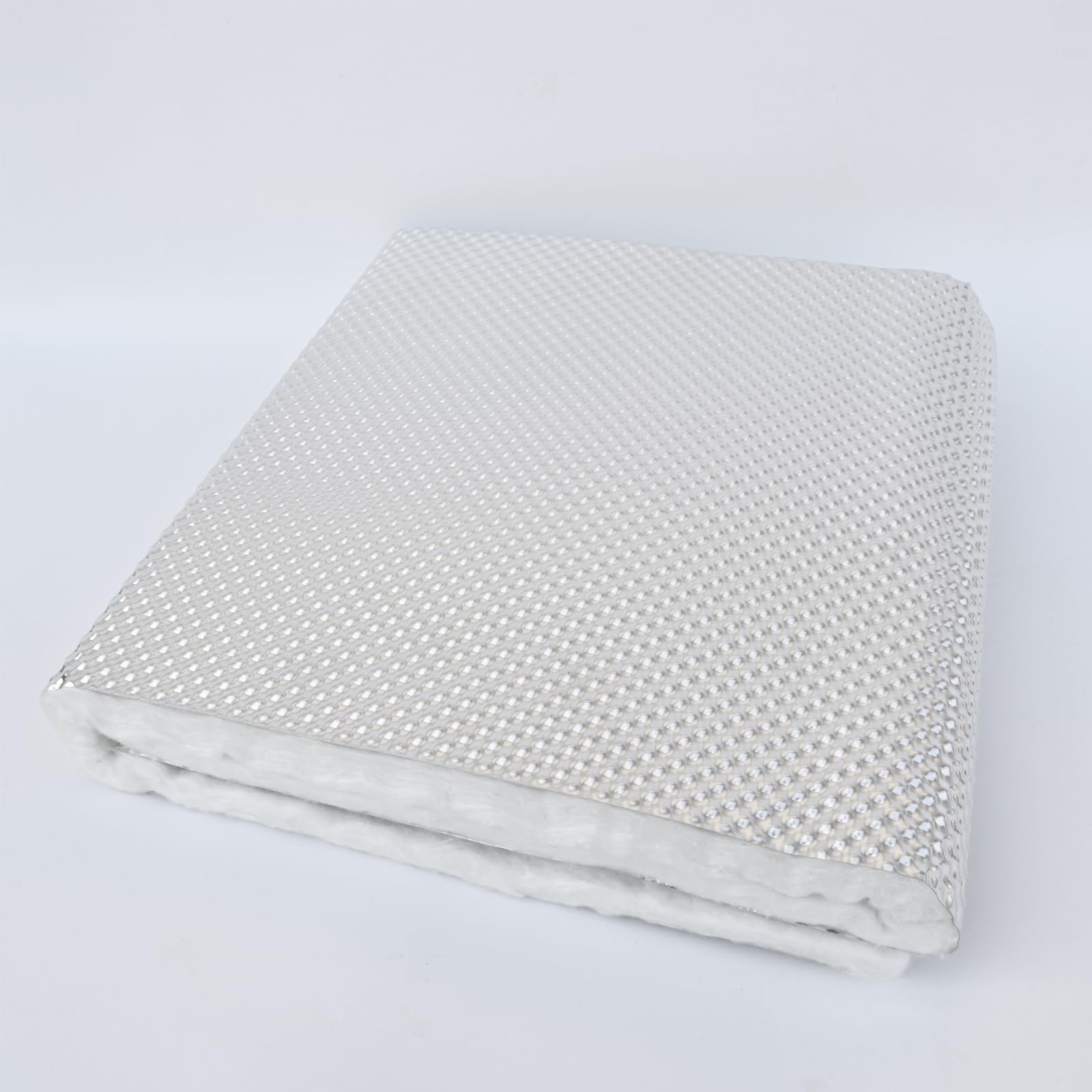 AC PERFORMANCE Reduce Radiant Heatshield Armor 3' Long x 1' Wide x 1/2" Thick Exhaust Pipe Multipurpose Heat Shield, Fiberglass Laminated Aluminum