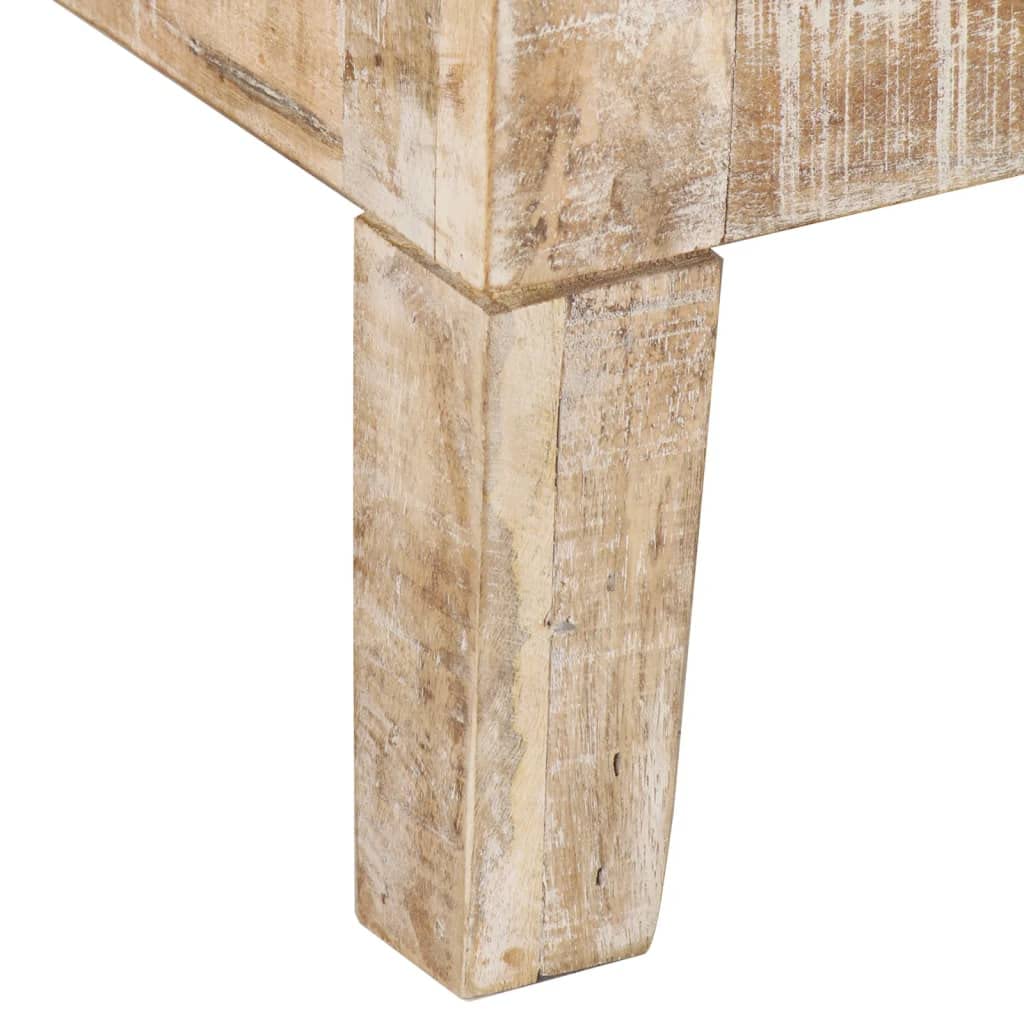vidaXL TV Stand, TV Unit for Living Room Bedroom, Sideboard with Storage, TV Console Entertainment Center, Farmhouse Style, Solid Mango Wood