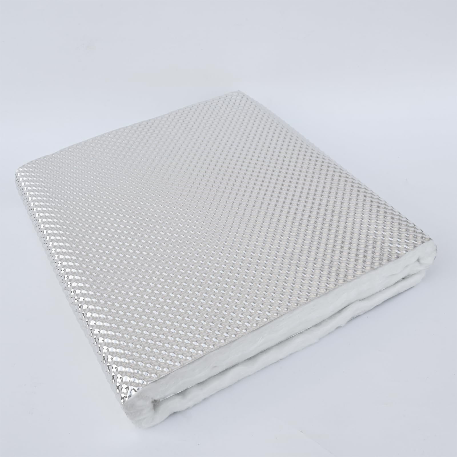 AC PERFORMANCE Reduce Radiant Heatshield Armor 3' Long x 1' Wide x 1/2" Thick Exhaust Pipe Multipurpose Heat Shield, Fiberglass Laminated Aluminum