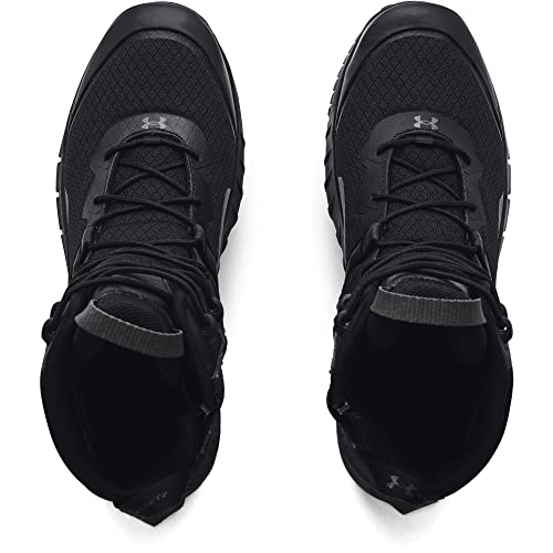 Under Armour Men's Micro G Valsetz Zip Military and Tactical Boot, Black (001)/Black, 9 M US