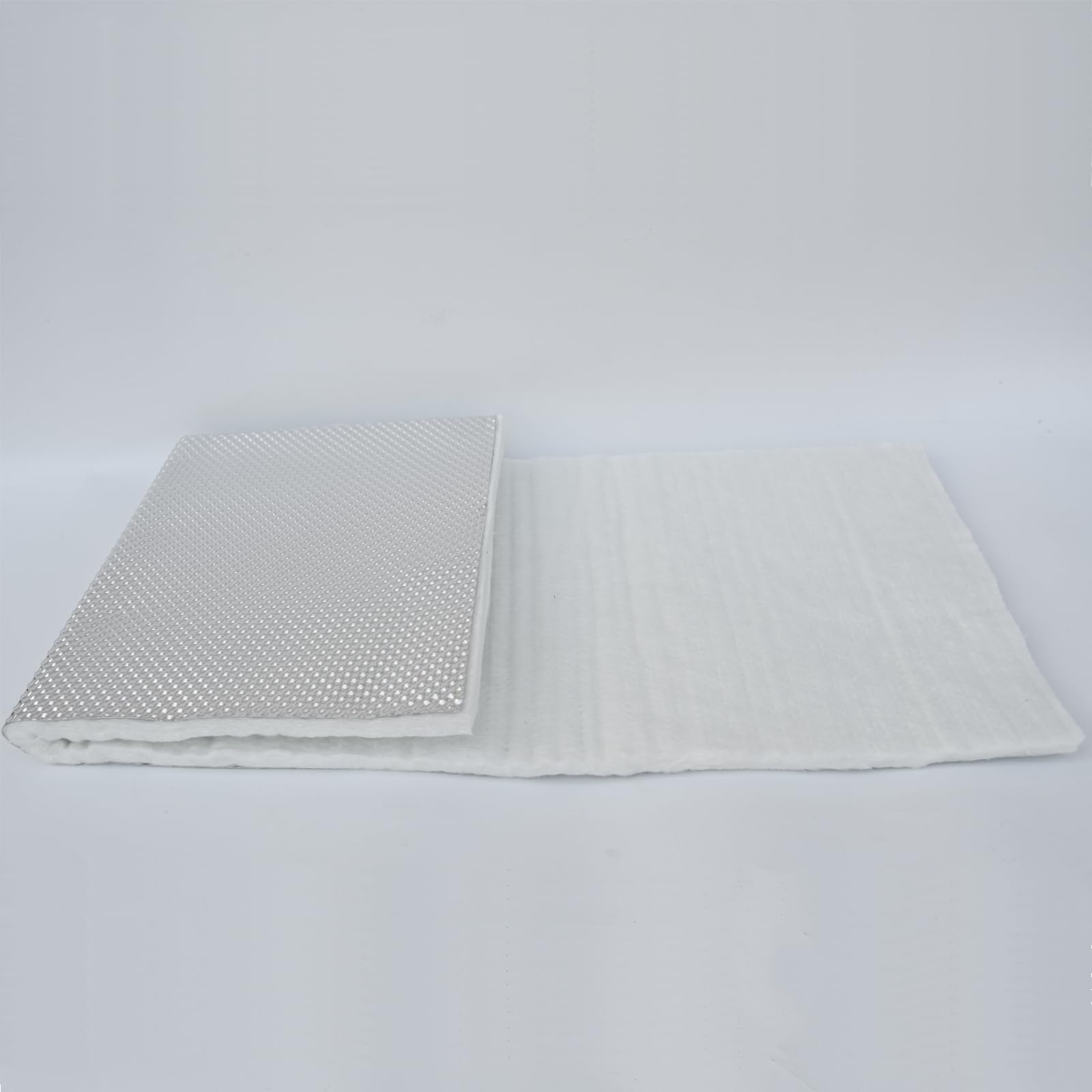 AC PERFORMANCE Reduce Radiant Heatshield Armor 3' Long x 1' Wide x 1/2" Thick Exhaust Pipe Multipurpose Heat Shield, Fiberglass Laminated Aluminum