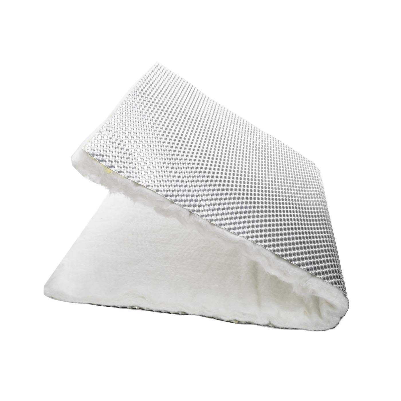 AC PERFORMANCE Reduce Radiant Heatshield Armor 3' Long x 1' Wide x 1/2" Thick Exhaust Pipe Multipurpose Heat Shield, Fiberglass Laminated Aluminum